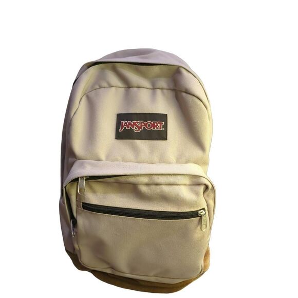 Jansport | Bags | Jansport Tan Back Back Adjustable Strap 2 Zipper ...